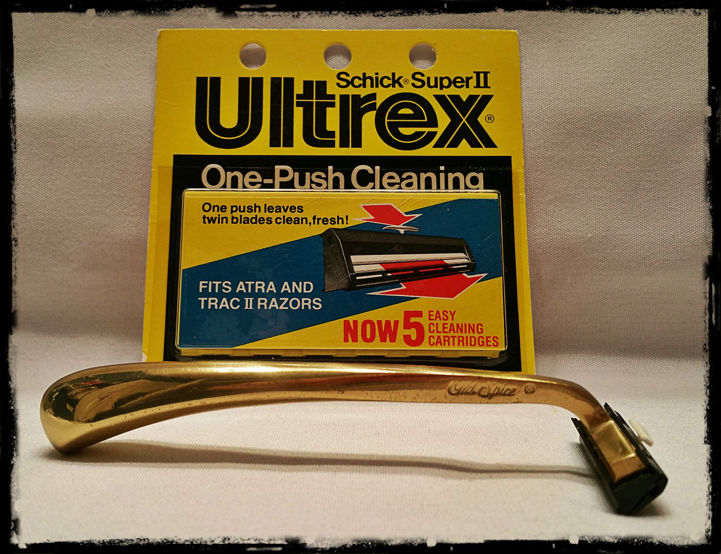 The OLD SPICE TRAC II Brass Handle from the 80's | TheShaveDen